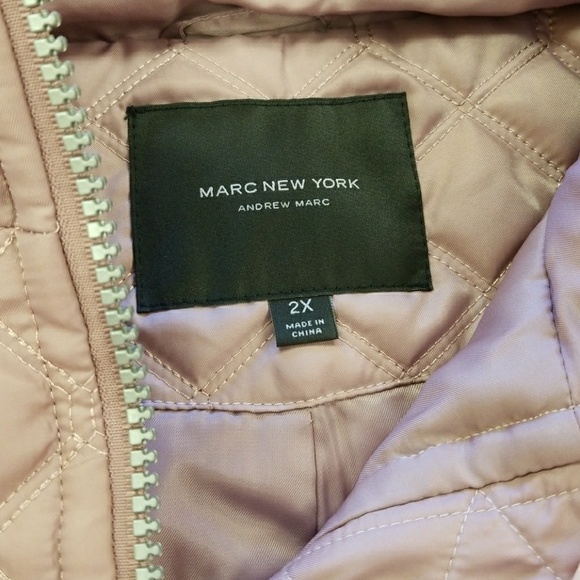 Andrew Marc | Jackets & Coats | Marc New York Pink Quilted Vest Nwt 2x ...